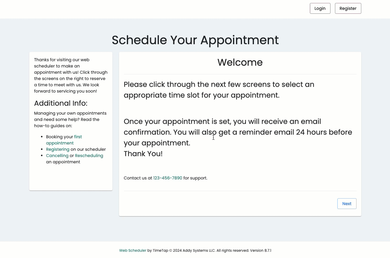 About Appointments Added by Clients – TimeTap