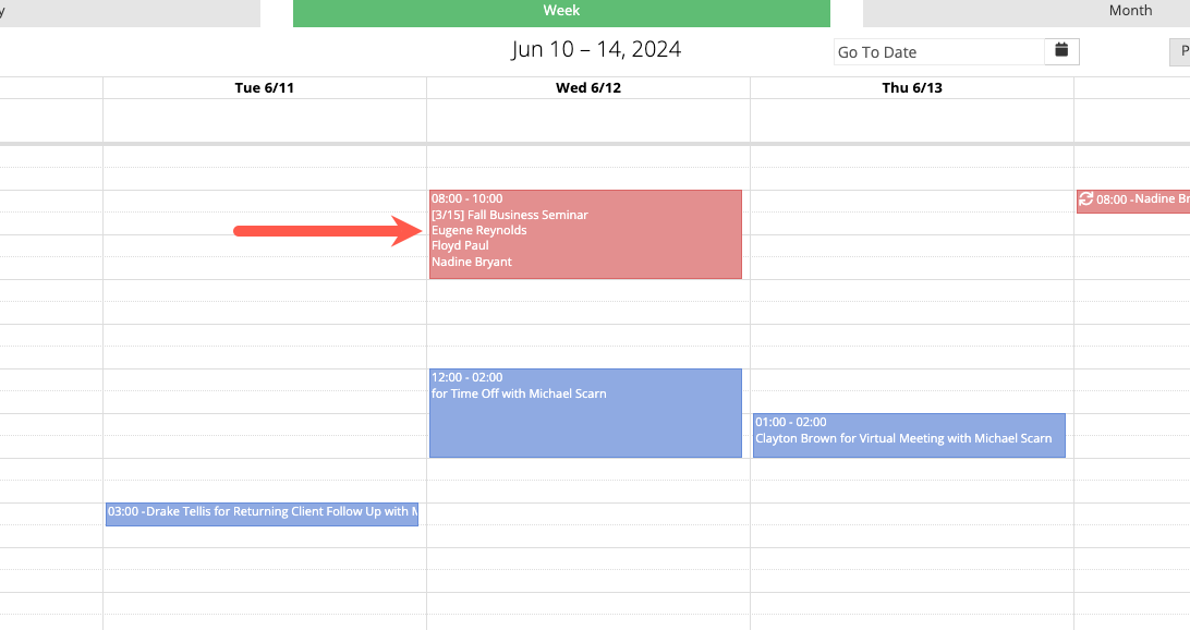 Adding Attendees to a Class Session – TimeTap