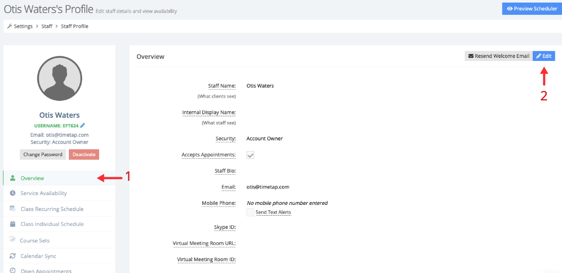 Sharing Virtual Meeting Information For Appointments Scheduled at Virtual Locations – TimeTap