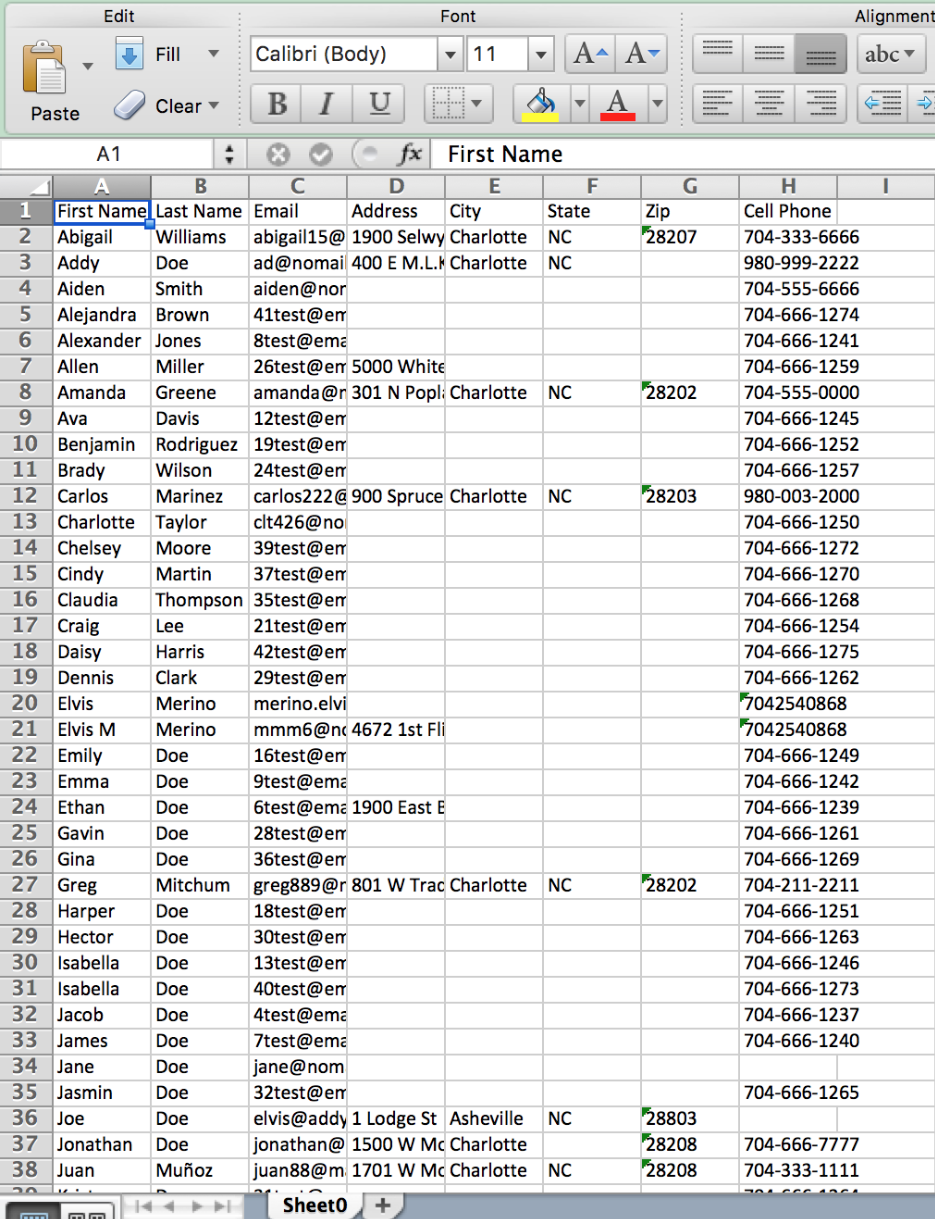 Exporting the Client List – TimeTap