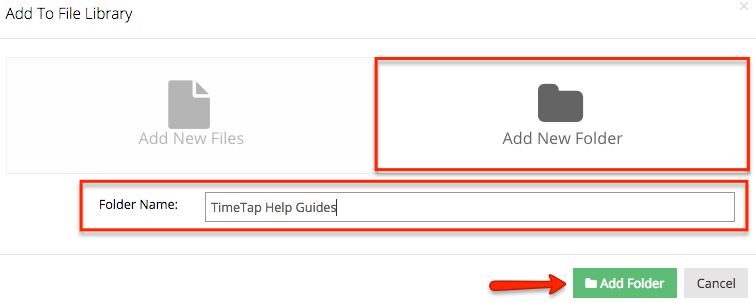 File Library – TimeTap