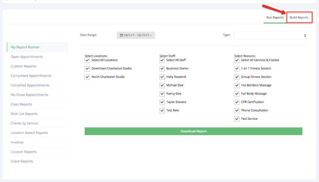 My Report Runner – TimeTap