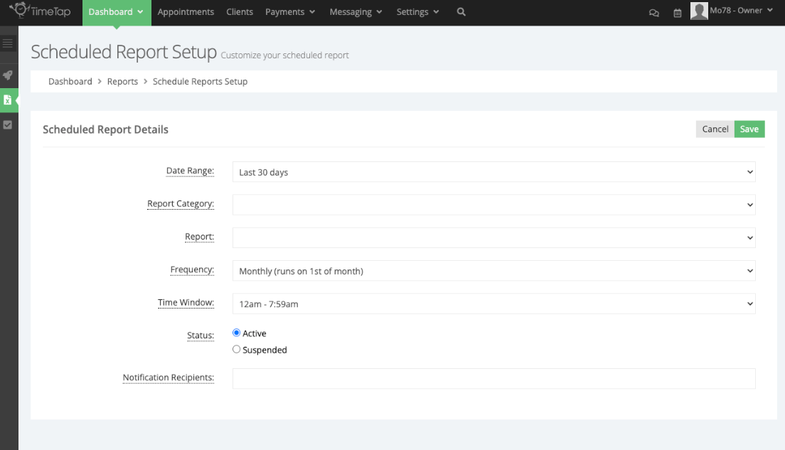 Automated Reporting – TimeTap