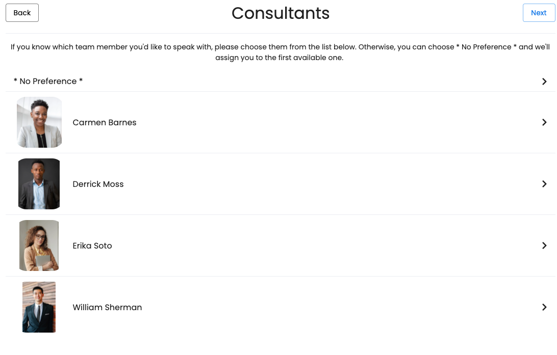 Staff Panel Settings – TimeTap