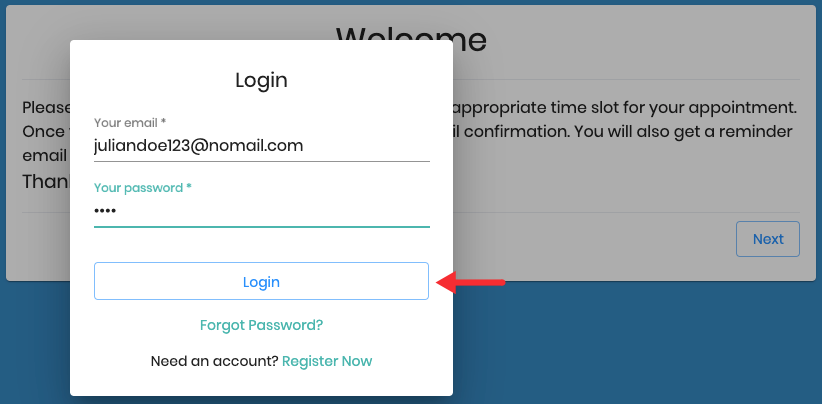 Client Login – TimeTap