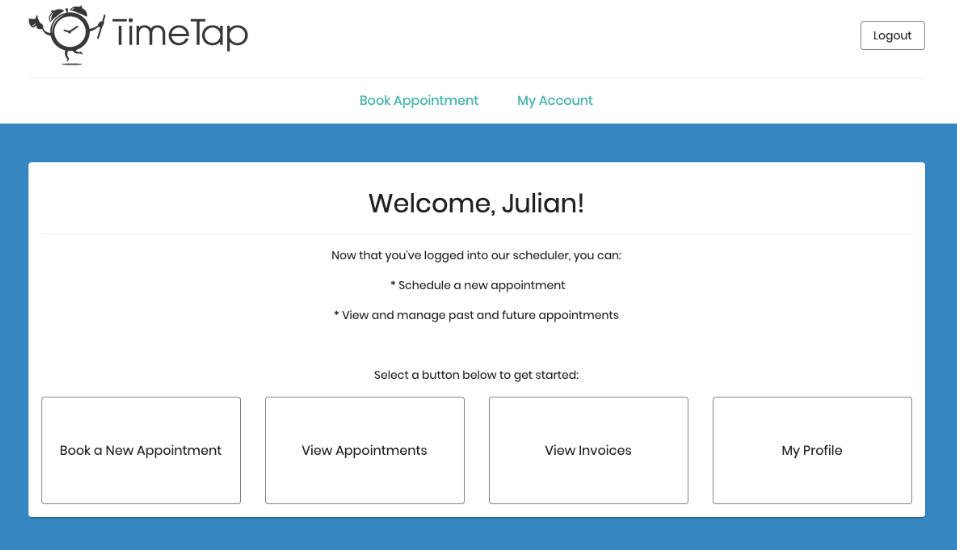Client Login – TimeTap